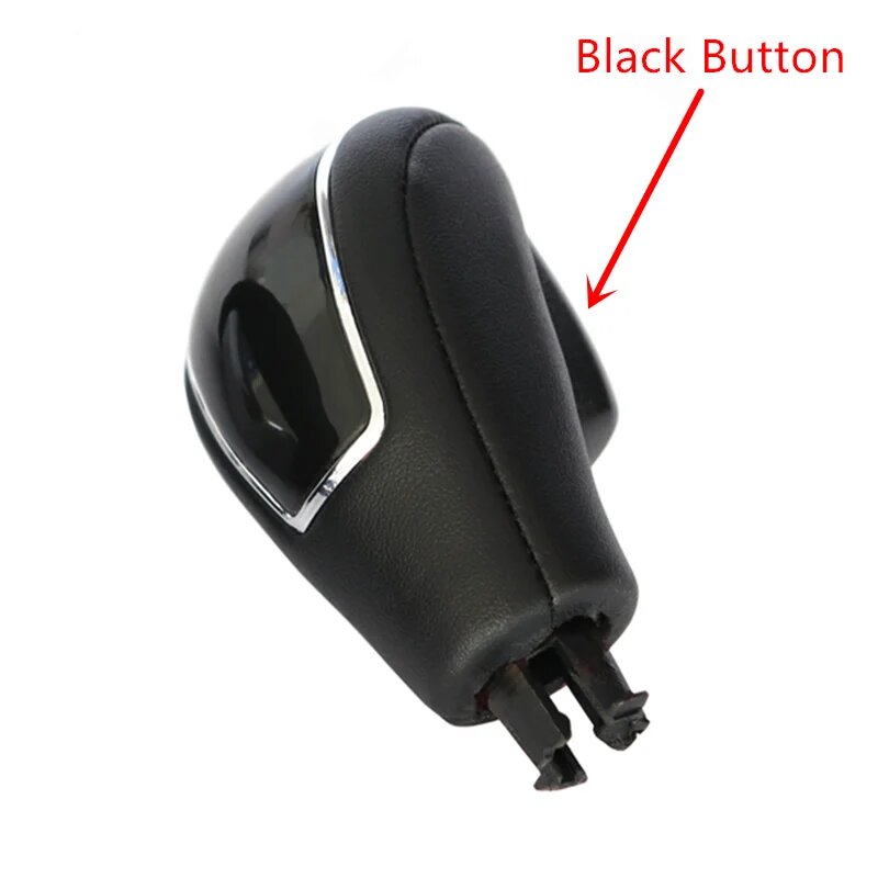Кожаная ручка переключения передач Black Button для Ford Mondeo MK4