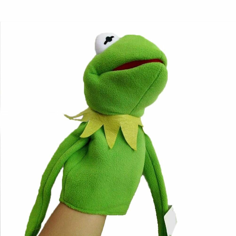 Пухлый кукольный театр с большой лягушкой, подарок для детей, высота 40 см, подходит для игр и обучения