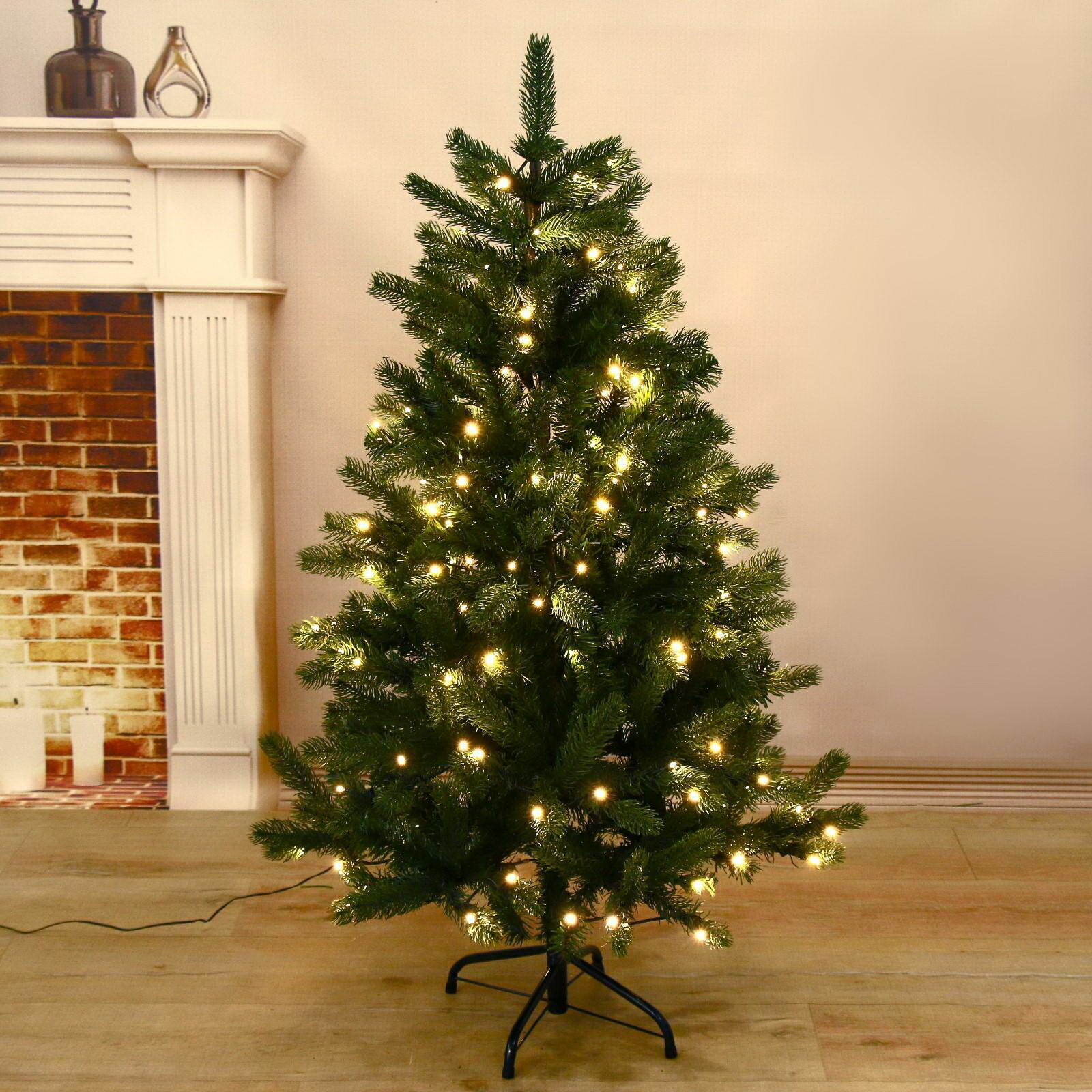 Ёлка светодиодная "Эксклюзив" 120 см диаметр нижнего яруса 75 см, 332 ветки, свечение тёплое белое