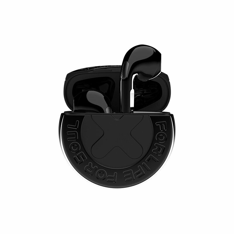 Беспроводные Bluetooth наушники - Черные, компактный спортивный дизайн с функцией управления сном и подключением к