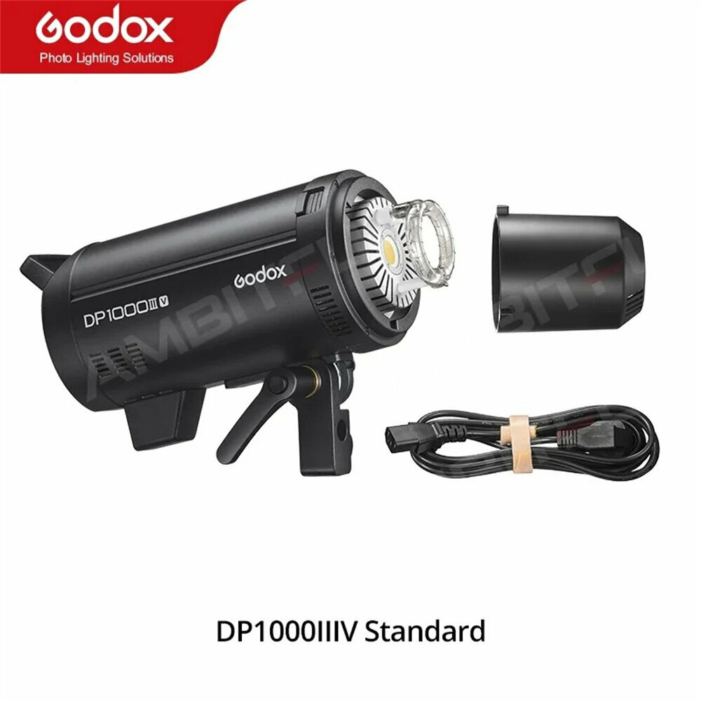 Godox DP1000III-V 1000W Power GN87 Обновленная студийная вспышка 5600 ± 200K Bowens для свадебной портретной рекламы