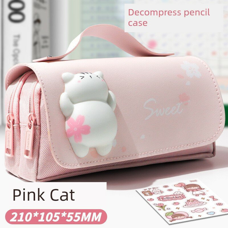 Пенал-антистресс «Капибала», увеличенный объем, высококачественный органайзер для канцелярии, новая модель 2025 года,