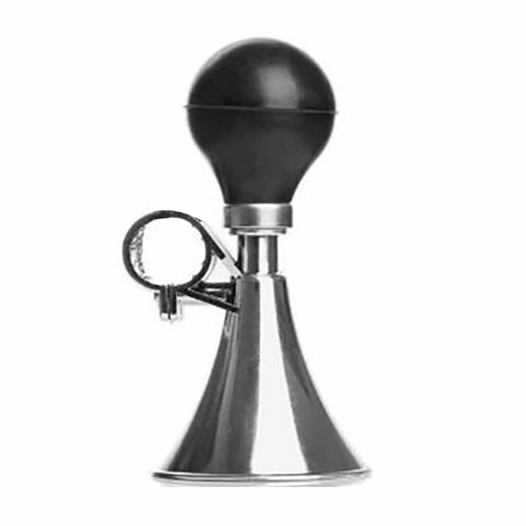 (1 шт.) Пластиковый велосипедный гудок - серебристый