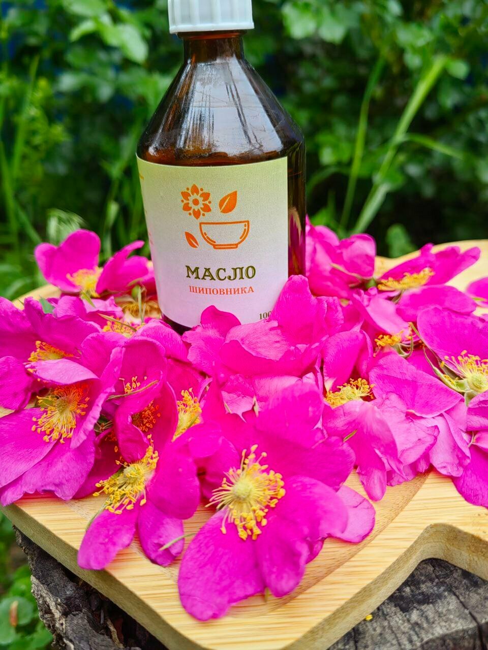 Масло цветков шиповника, ваш надежный помощник для здоровья, Травы придонья, 100 мл