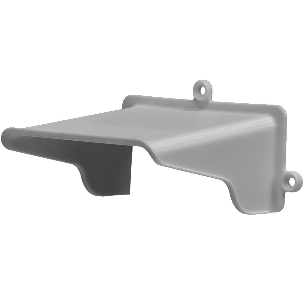 Универсальный защитный козырек для одноместной розетки, серый