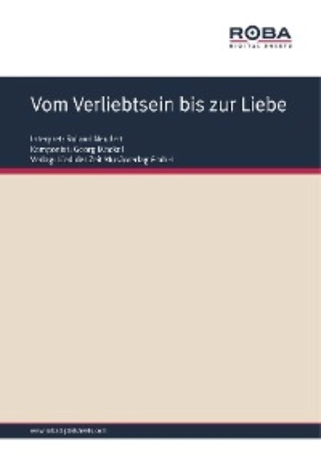 Vom Verliebtsein bis zur Liebe [Цифровая книга]