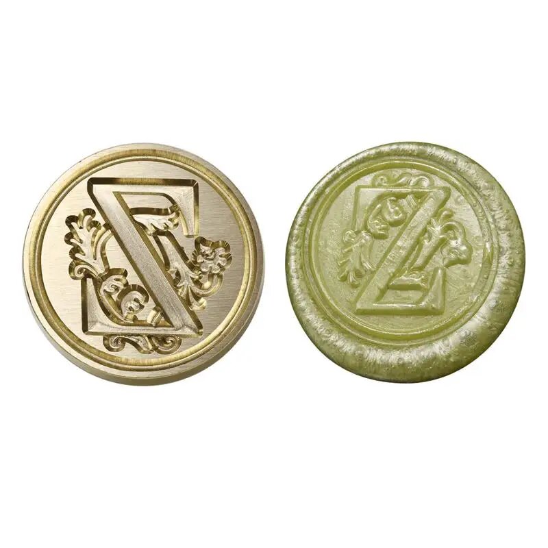 Медный набор штампов для сургуча A-Z 26 букв Z