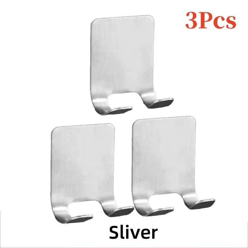 Держатель для бритвы Ouliluye из нержавеющей стали Sliver 3pcs