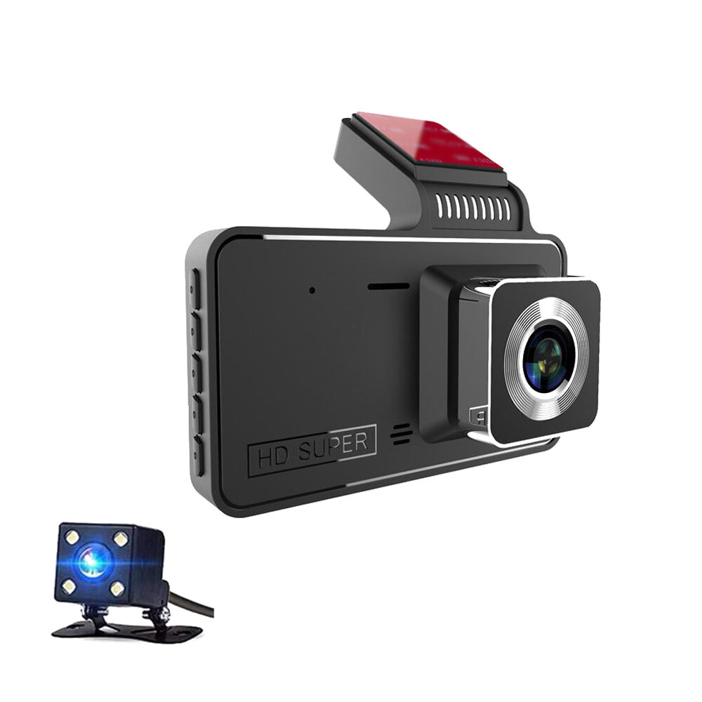 1080P DVR видеорегистратор 4 дюйма автомобильный видеорегистратор рекордер вождения 150° широкий угол поддержка ночного видения циклическая запись задняя камера