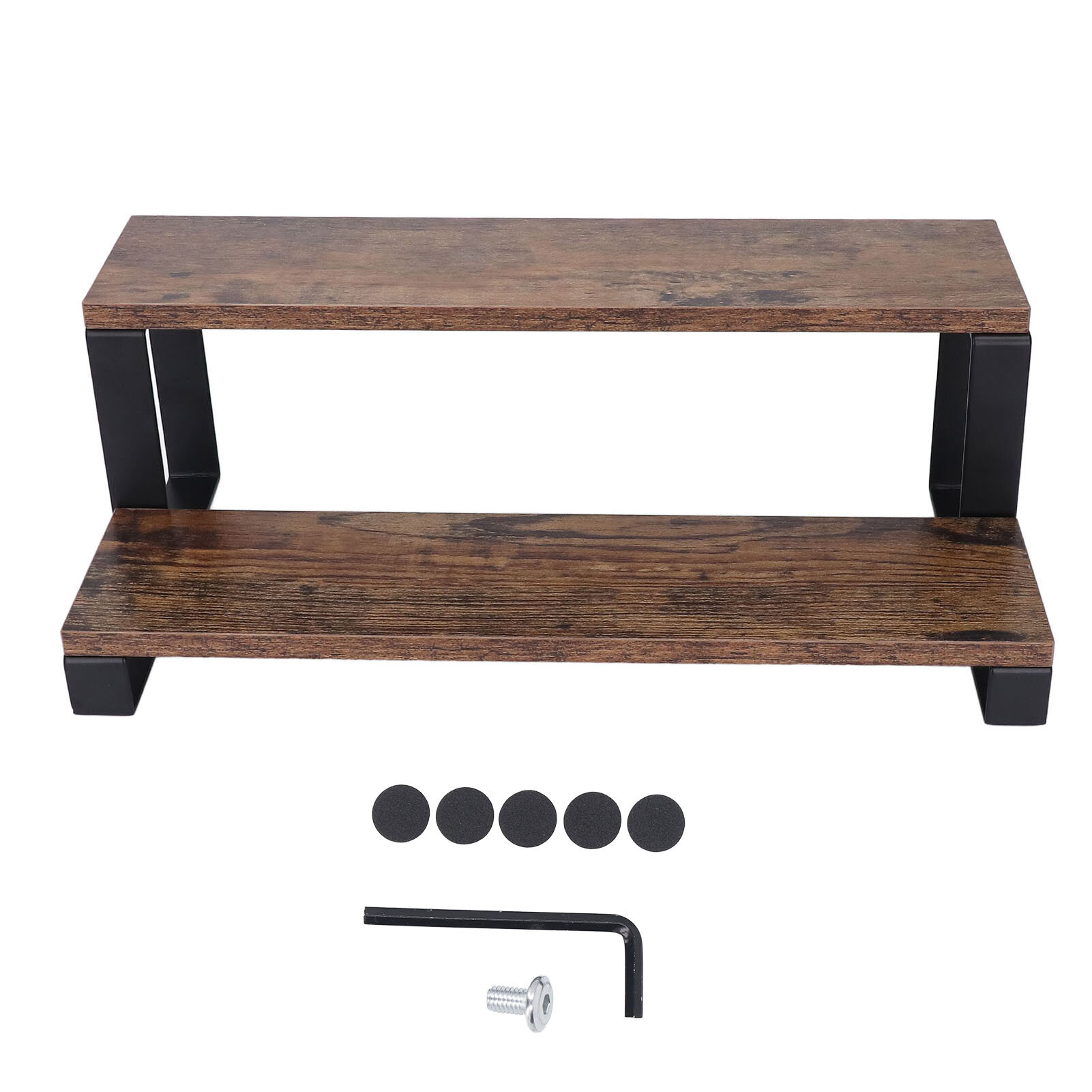 Двухъярусная деревянная подставка-органайзер для духов, специй, кукол, закусок и мелких предметов.