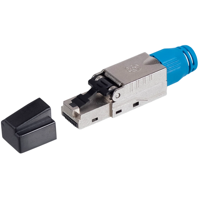 8P8C-SH-C8-TWP Коннектор Cabeus RJ-45(8P8C) под витую пару, категория 8, экранированный, со вставкой