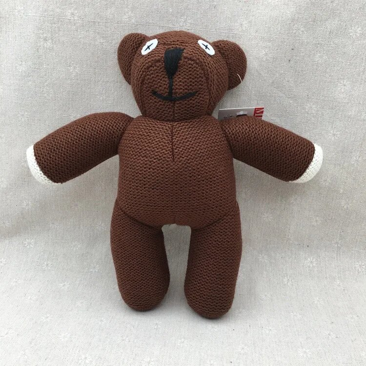 Новинка 2024, 25 см, плюшевый мишка Mr. Bean's Bear, мишка-боб, мультяшная детская плюшевая игрушка, кукла, детский подарок на день рождения, Рождественский подарок