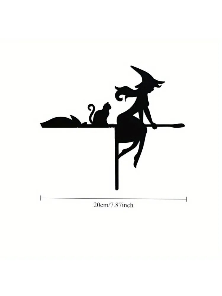 Металлический декор дверного проема CIFBUY черный силуэт