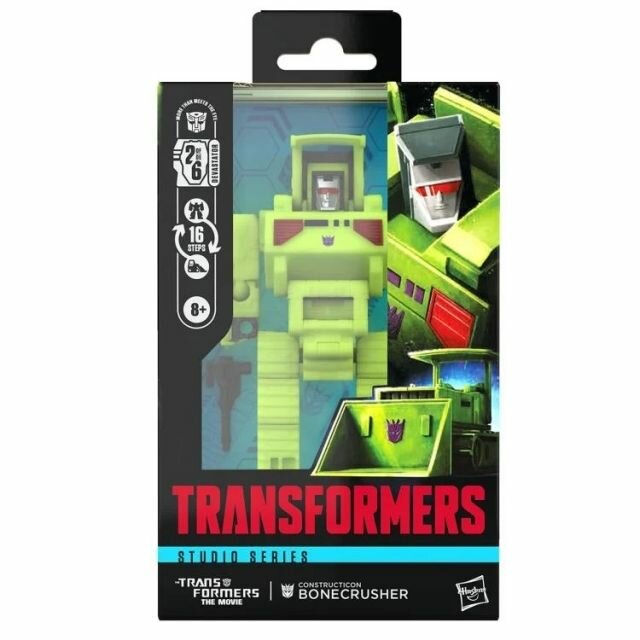 Трансформеры Игрушка хасбро 86 Constructicon Bonecrusher Deluxe Class Transformers Studio Series Transformers: The Movie 86