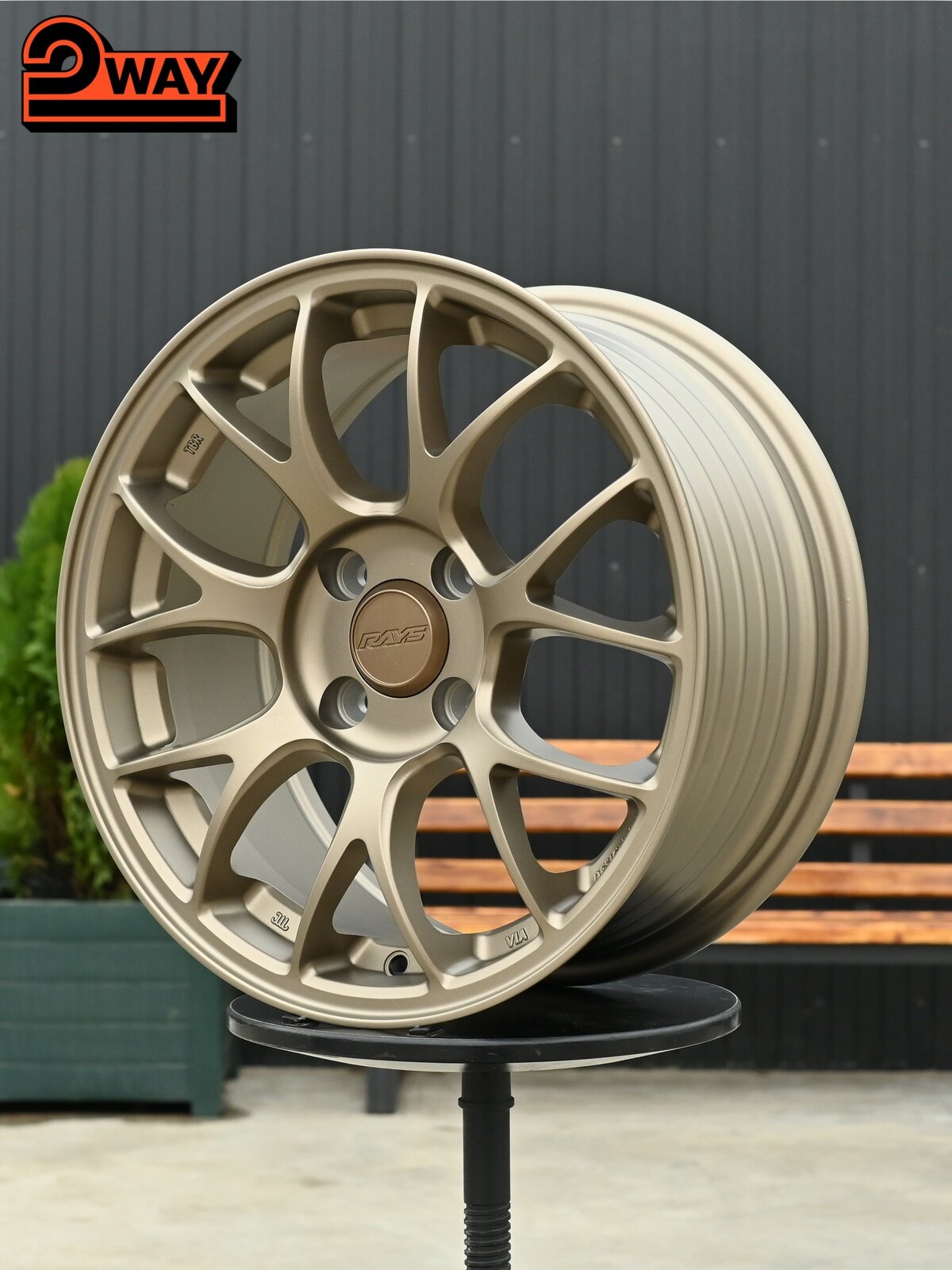 Taigiro Топ дизайн Колесный диск Литой R15 Rays G16 Стиль 7.0J ET30 4*100 Бронза