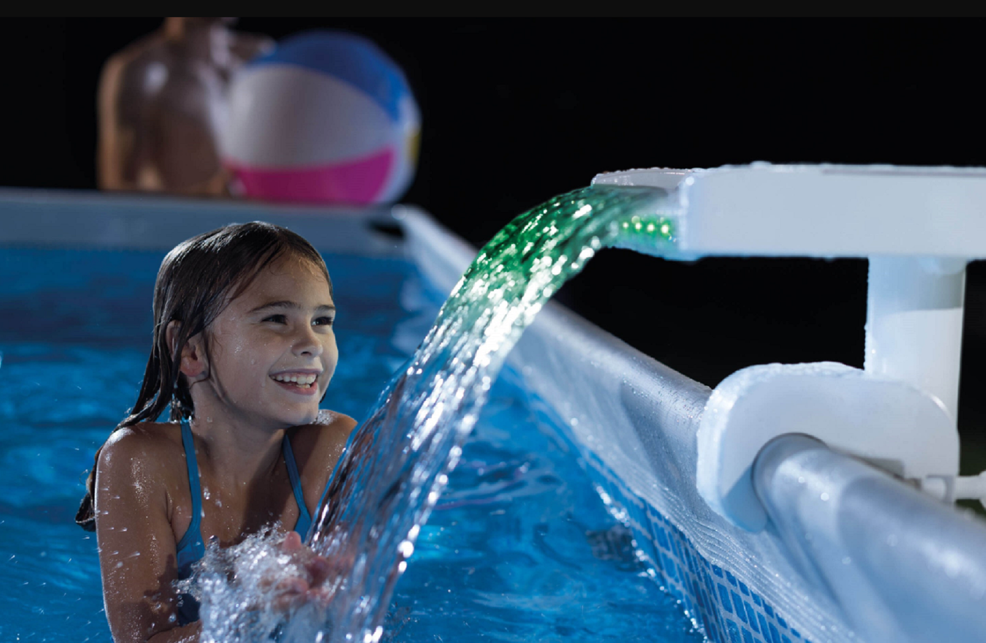 Водопад для бассейна Intex 28090 со светодиодной LED подсветкой