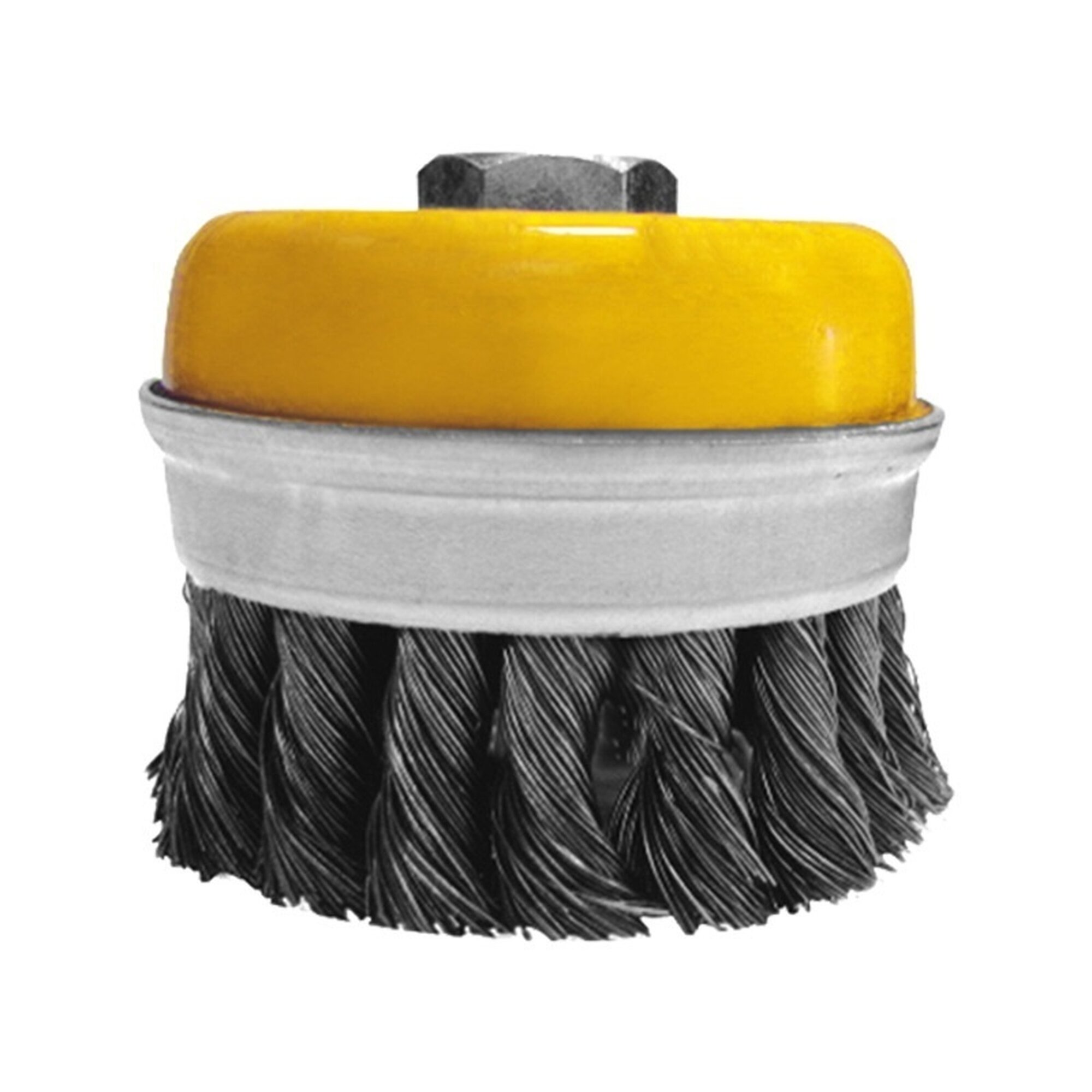 Щетка-крацовка бибер 70976, чаша, витая, для УШМ, 100мм (12/36)