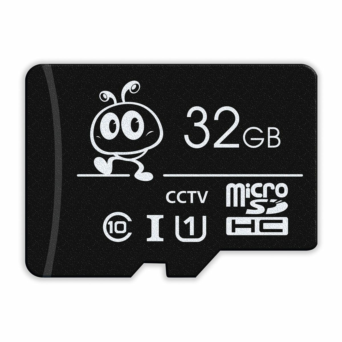 Карта памяти SmartBuy MicroSDHC 32GB UHS-1, Class 10, скорость чтения 95Мб/с, для видеонаблюдения (SB32GBSDCCTV)