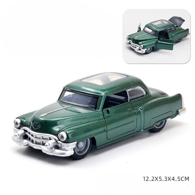 Изумрудная металлическая машинка Cadillac 12.2x5.3x4.5см