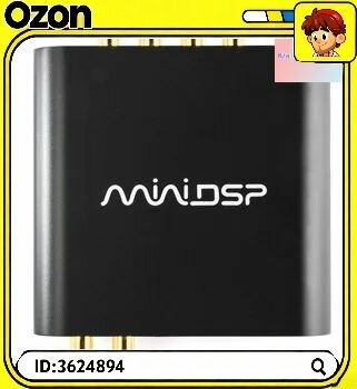 Аудиопроцессор miniDSP 2x4HD с электронным эквалайзером, кроссовером, фильтром и коррекцией низких частот.