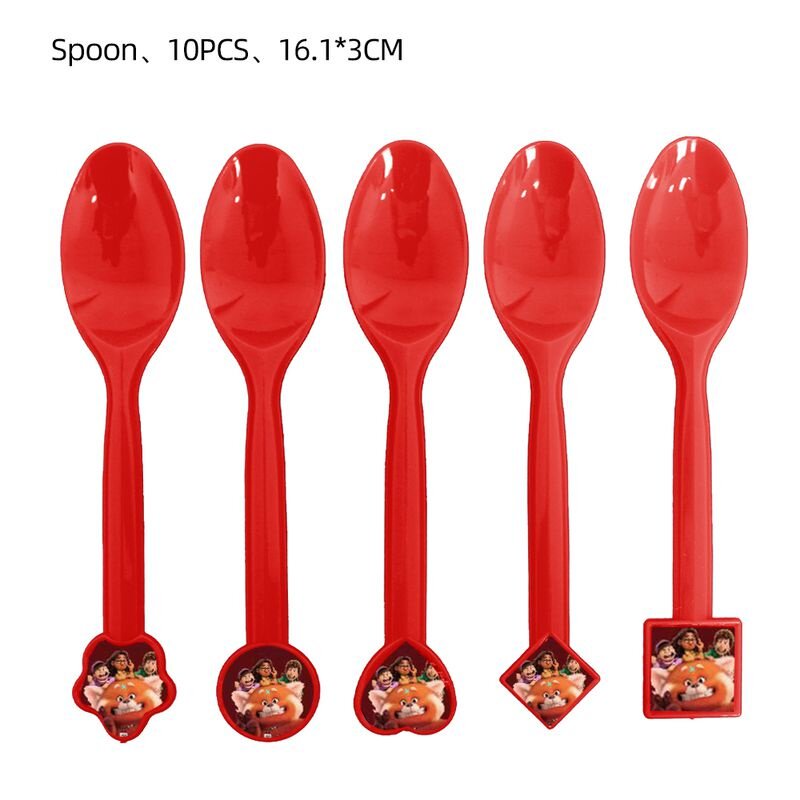 Яркие товары для вечеринки красного цвета для яркого и веселого праздника набор 10 штук