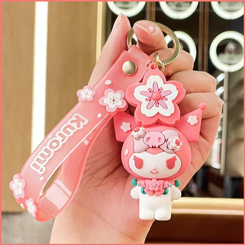Брелок Sanrio, фигурка Куроми (Cinnamon Dog) из мягкого винила, подвеска, украшение, небольшой подарок.