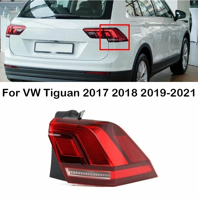 Фары автомобильные, Задний фонарь, 1 шт, арт. VW Tiguan 2017 2018 2019 2020 2021