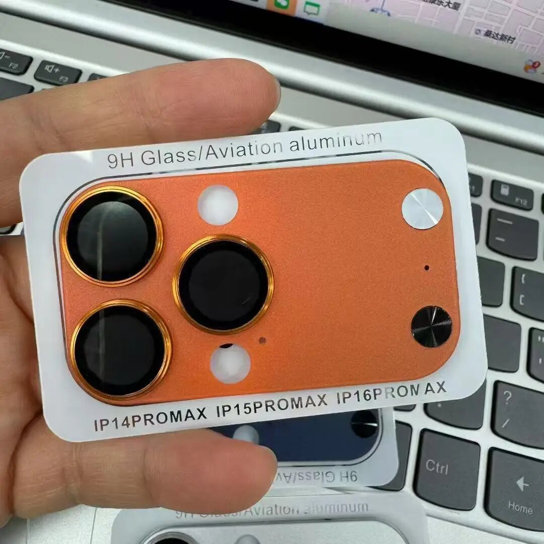 Защитная пленка для камеры iPhone 16 Pro, Orange
