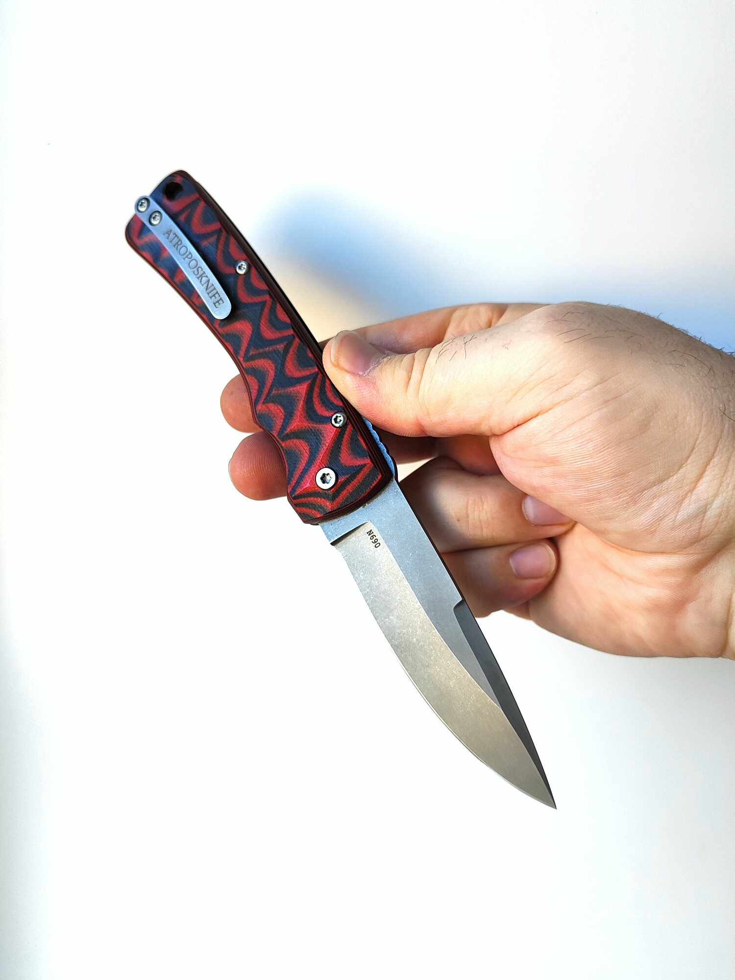 Нож туристический складной "Вертихвост" от Atropos. EDC нож