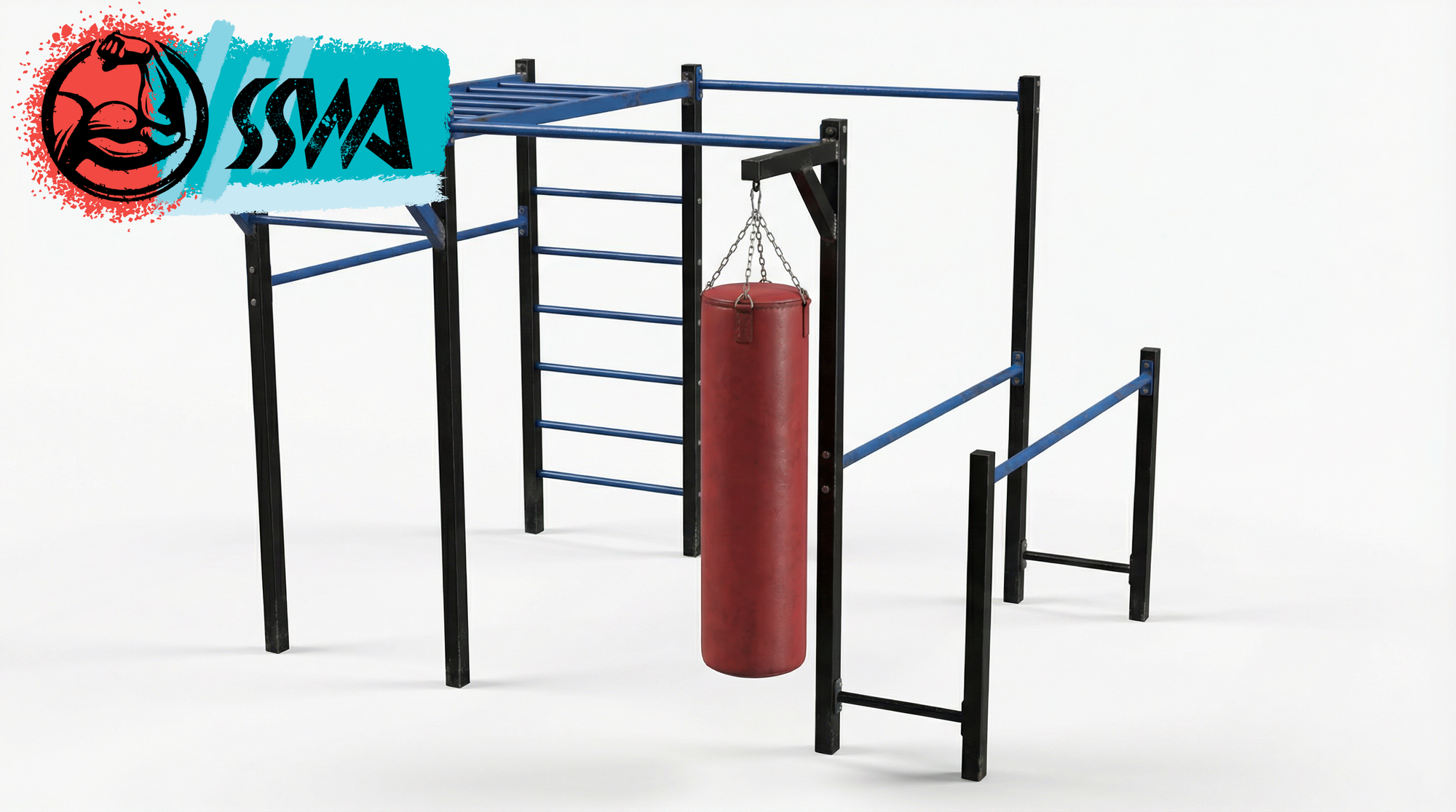 Воркаут площадка SSWA №220 – Универсальный спортивный комплекс для всей семьи 3*2 метра от производителя