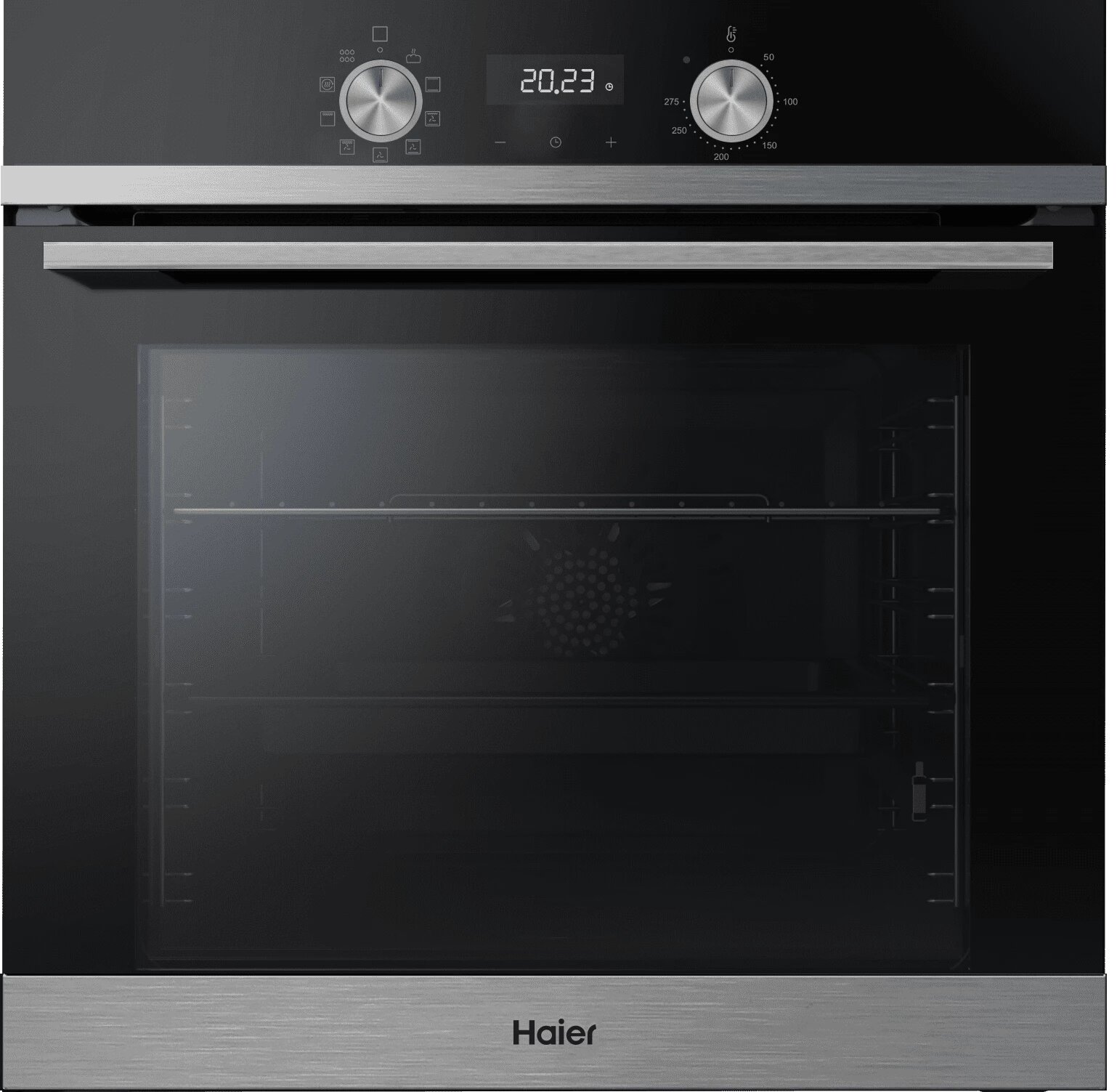 Электрический духовой шкаф Haier HOQ-K2ANN3BX с телескопическими направляющими