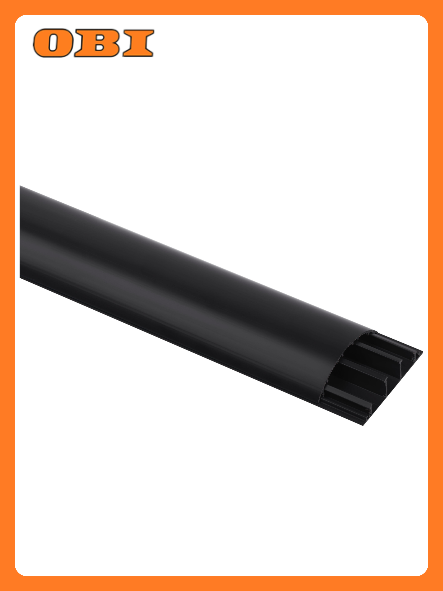 Кабель канал ЭРА напольный 70x16 мм черный