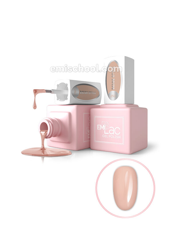 Гель-лак EMI для ногтей E.MiLac Milk Style №249, 15 мл.