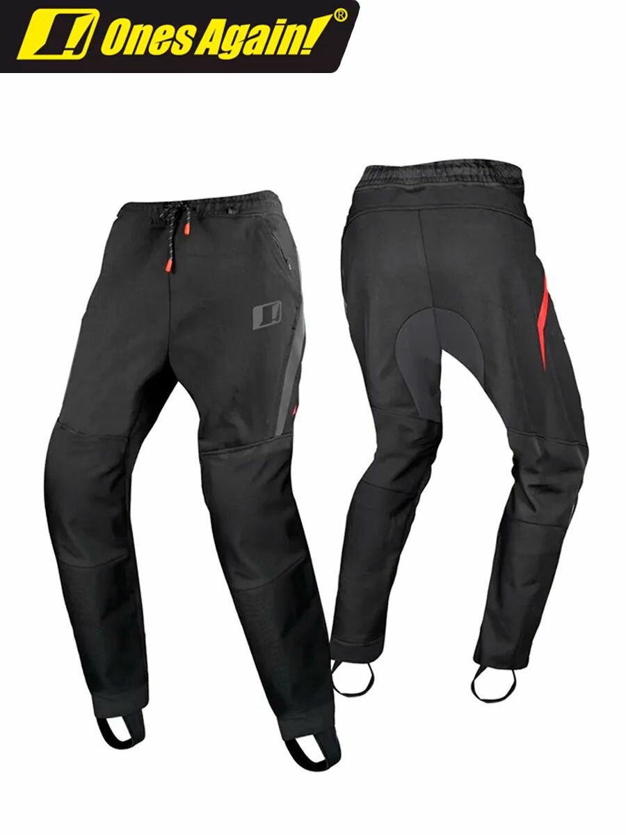 Мотоштаны Ones Again SP03 с амортизацией / Мотобрюки с защитными вставками