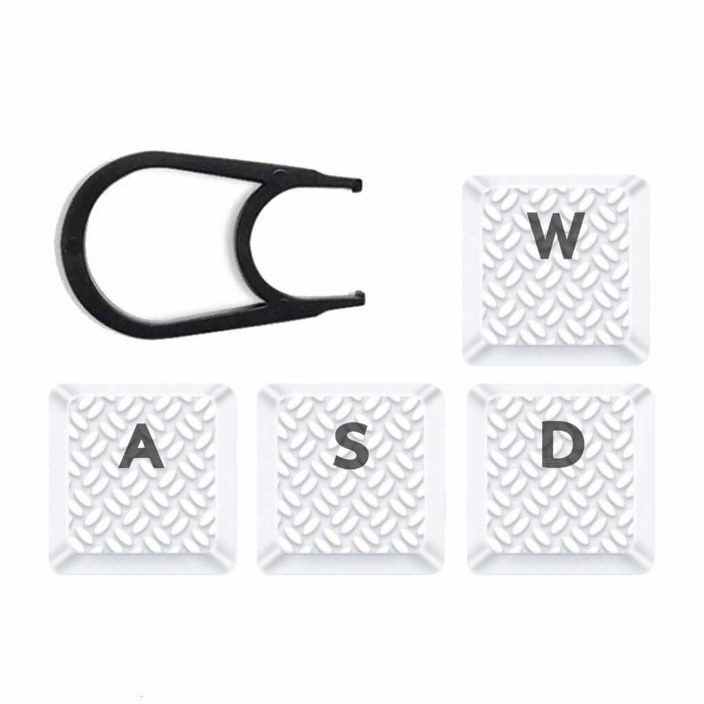 Сменные клавиши WASD с текстурой и подсветкой для G915/G913/G815/G813/TKL, Белый