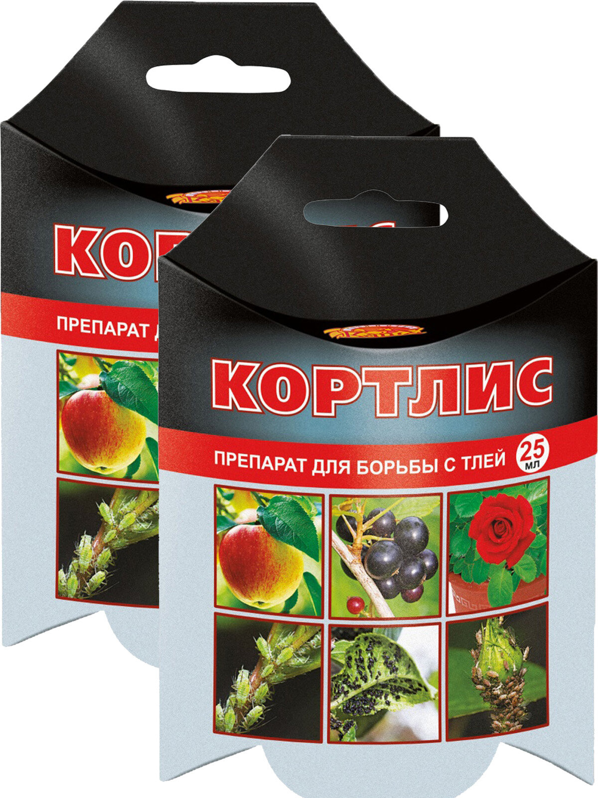 Кортлис, средство для борьбы с тлей и другими вредителями, 25 мл х 2 шт