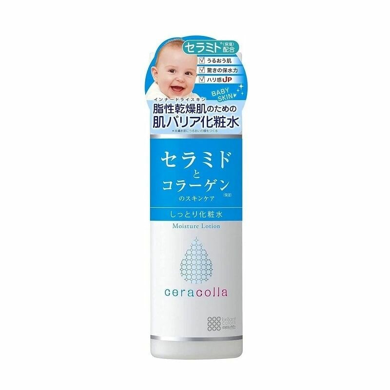 Глубокоувлажняющий лосьон для лица Ceracolla Super Moisturizing Lotion, с церамидами и коллагеном, без аромата, 180мл