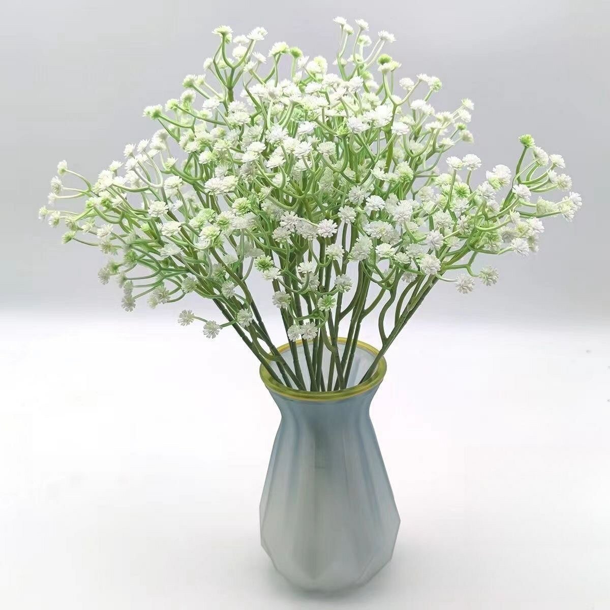 Искусственные цветы "Гипсофилы", 20 белых ветвей, пластик, 30 см