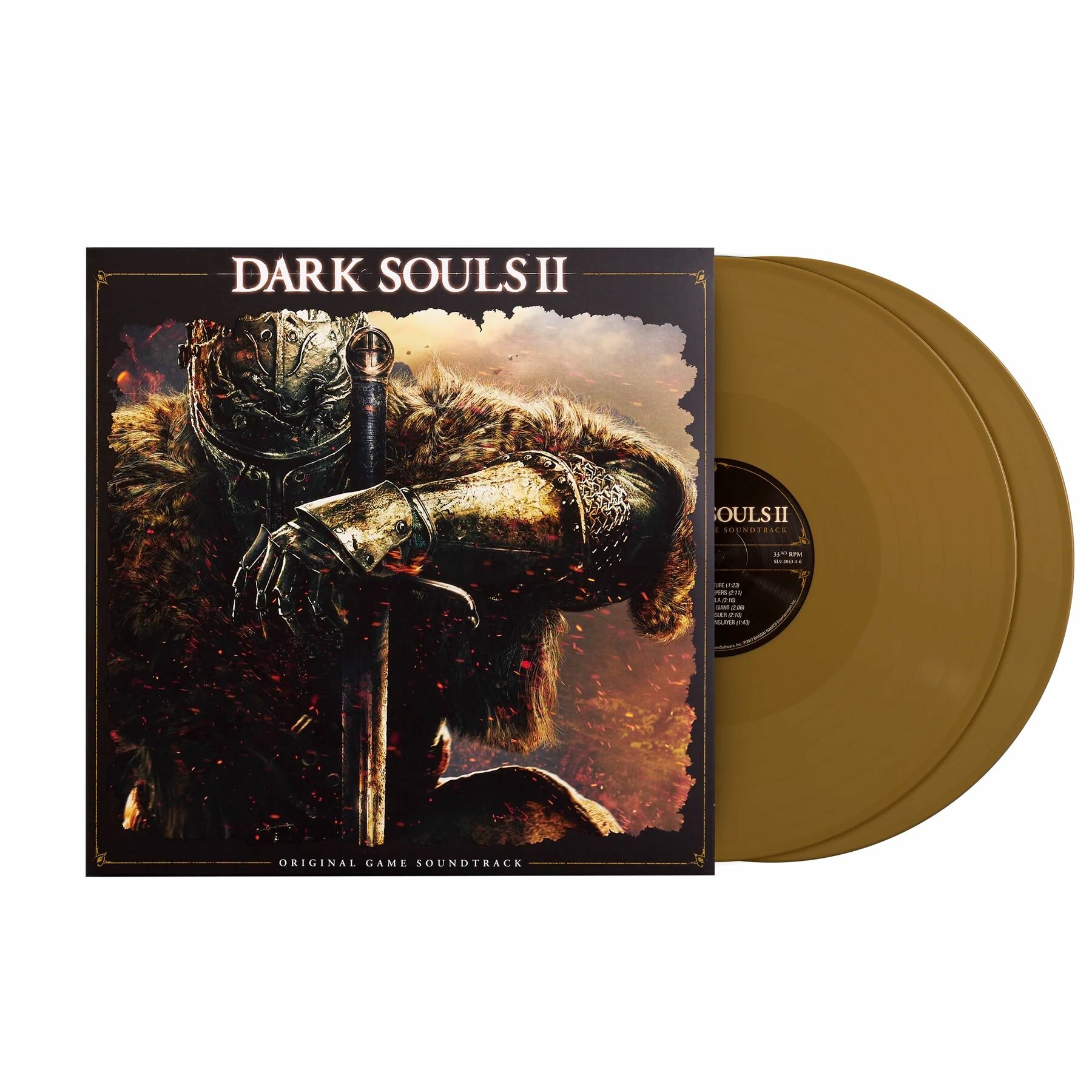 Dark Souls II (2) OST (300шт в мире Praise the Sun Gold USA Limited Soundtrack) Золотая, Ультра-Редкая Виниловая Пластинка из США, Дарк Соулс 2