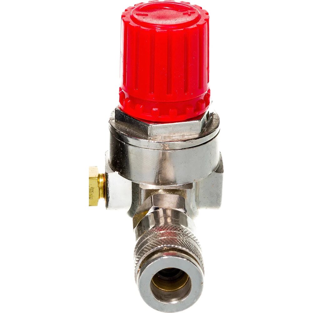 Регулятор давления с манометром резьба Pegas pneumatic 4604 для пневматических систем, соединения 1/4‑дюйм — фото 1
