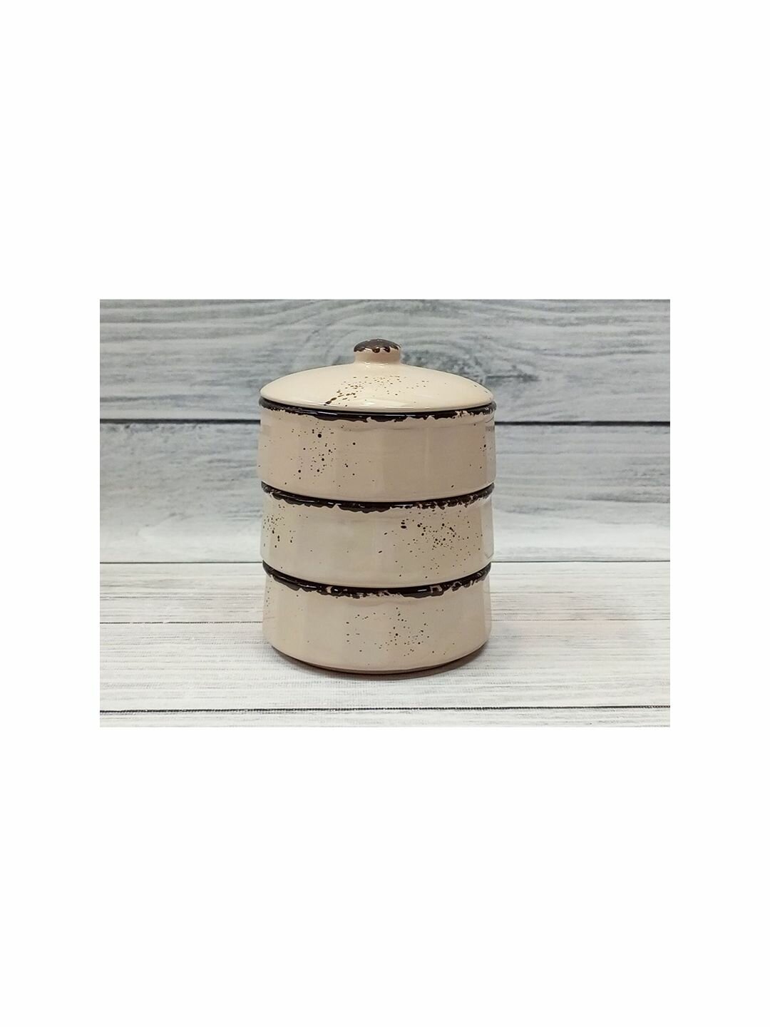 Набор для холодца маленький "Ностальгия" (3 емкости по 0,3л и крышка)