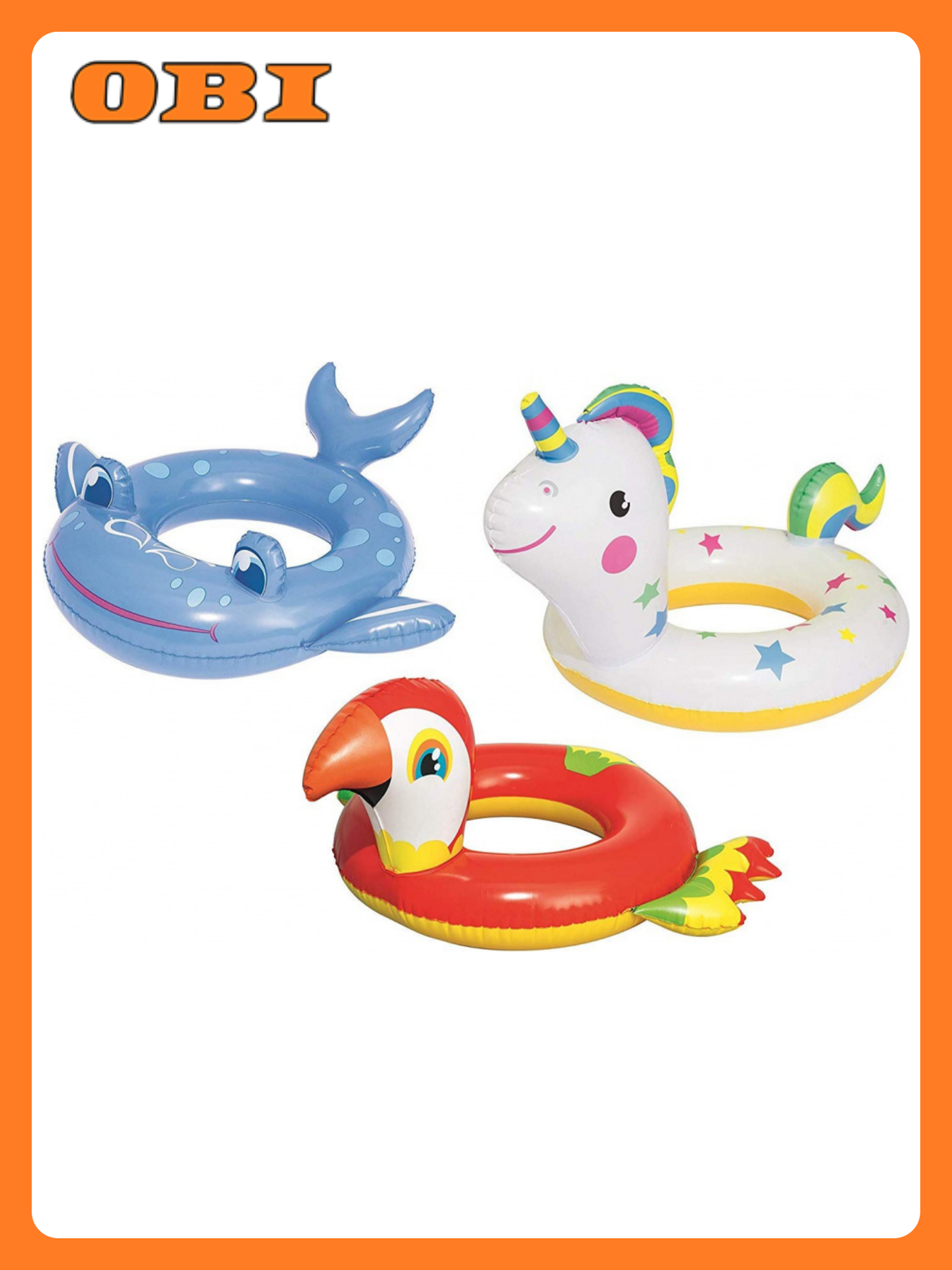 Надувной круг Bestway "Animal", ПВХ, яркий дизайн, для детей 3-7 лет