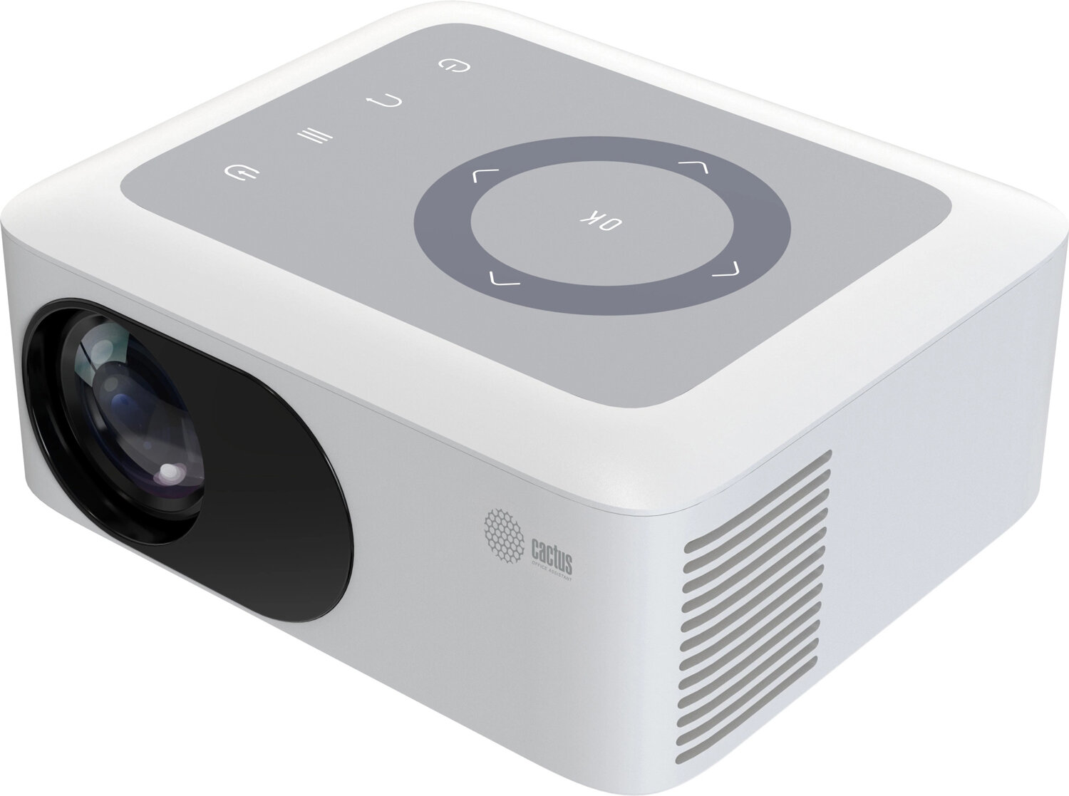 Проектор Cactus CS-PRE.08WT. WXGA, LCD, 1500 Lm, LS, 150 Lm (ANSI), 1000:1, 30000 час, 1xUSB Type A, 1xHDMI