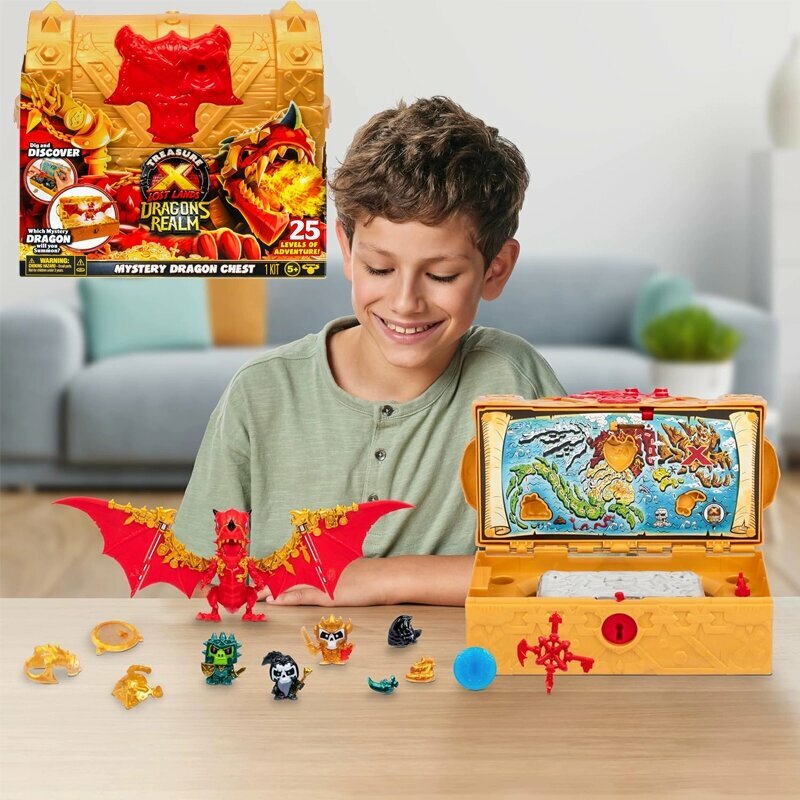 Treasure X Gold Treasure Чужой копает сокровище Анатомия Остров черепа вампира Слепая коробка, мальчик, игрушка