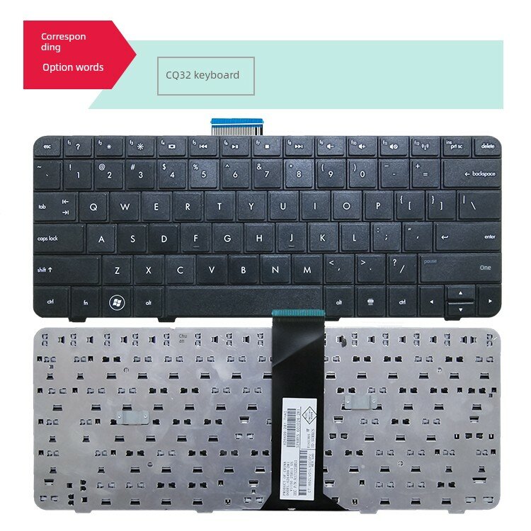 Подходит для клавиатур HP CQ40, CQ45, CQ41, CQ43, G4, G6, 1000, 2000, CQ32, G42, CQ510 Клавиатура CQ32 G32