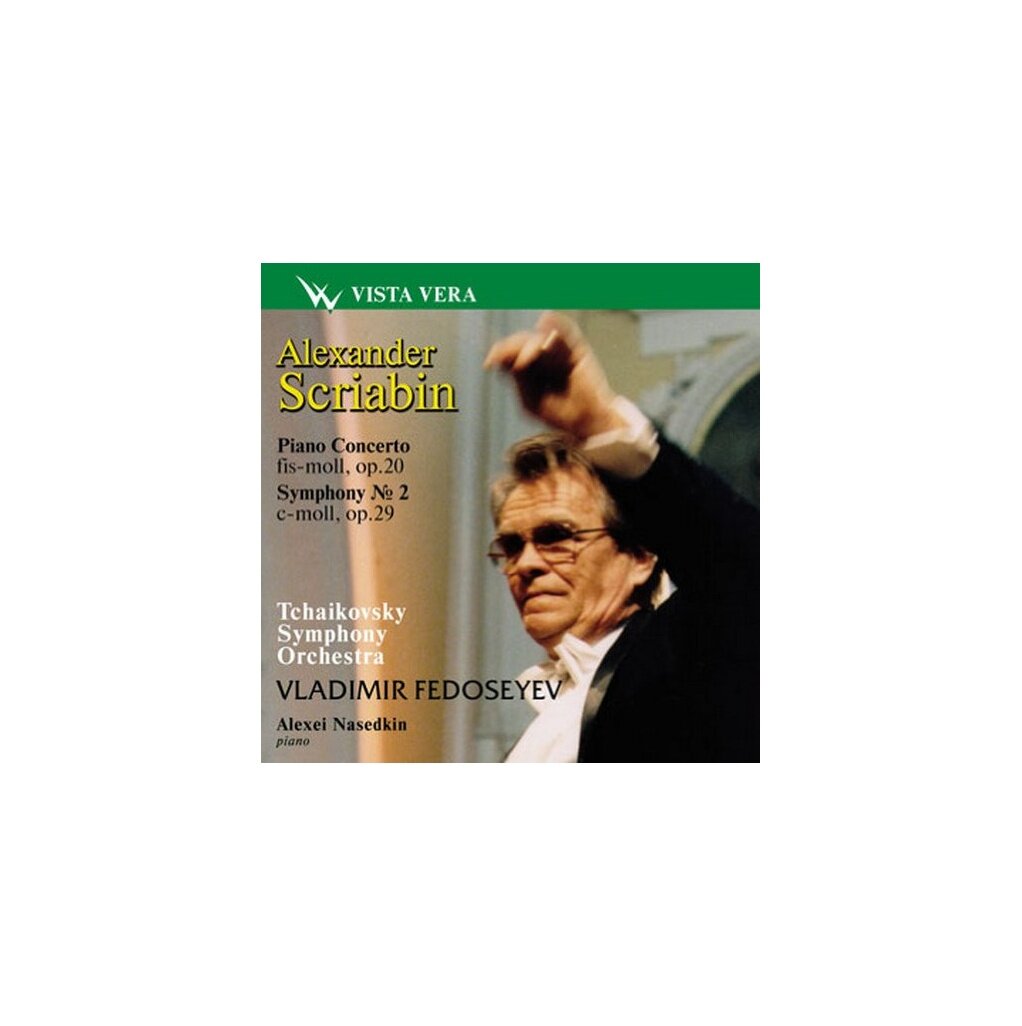 Диск Скрябин. Концерт для ф-но с орк. Симфония N 2. Федосеев. (1 CD)