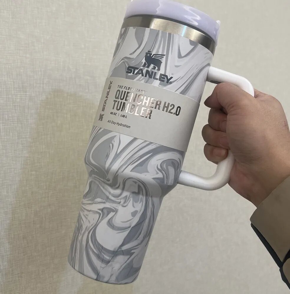 Кружка Stanley Quencher H2.0 Tumbler 40 oz (1140 мл) серого цвета 1 шт
