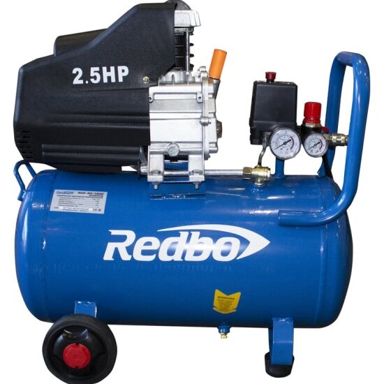 Компрессор масляный коаксиальный Redbo ACO-50/1800 (1800Вт, 2800об/мин, 207л/мин, 8бар, 1/1)