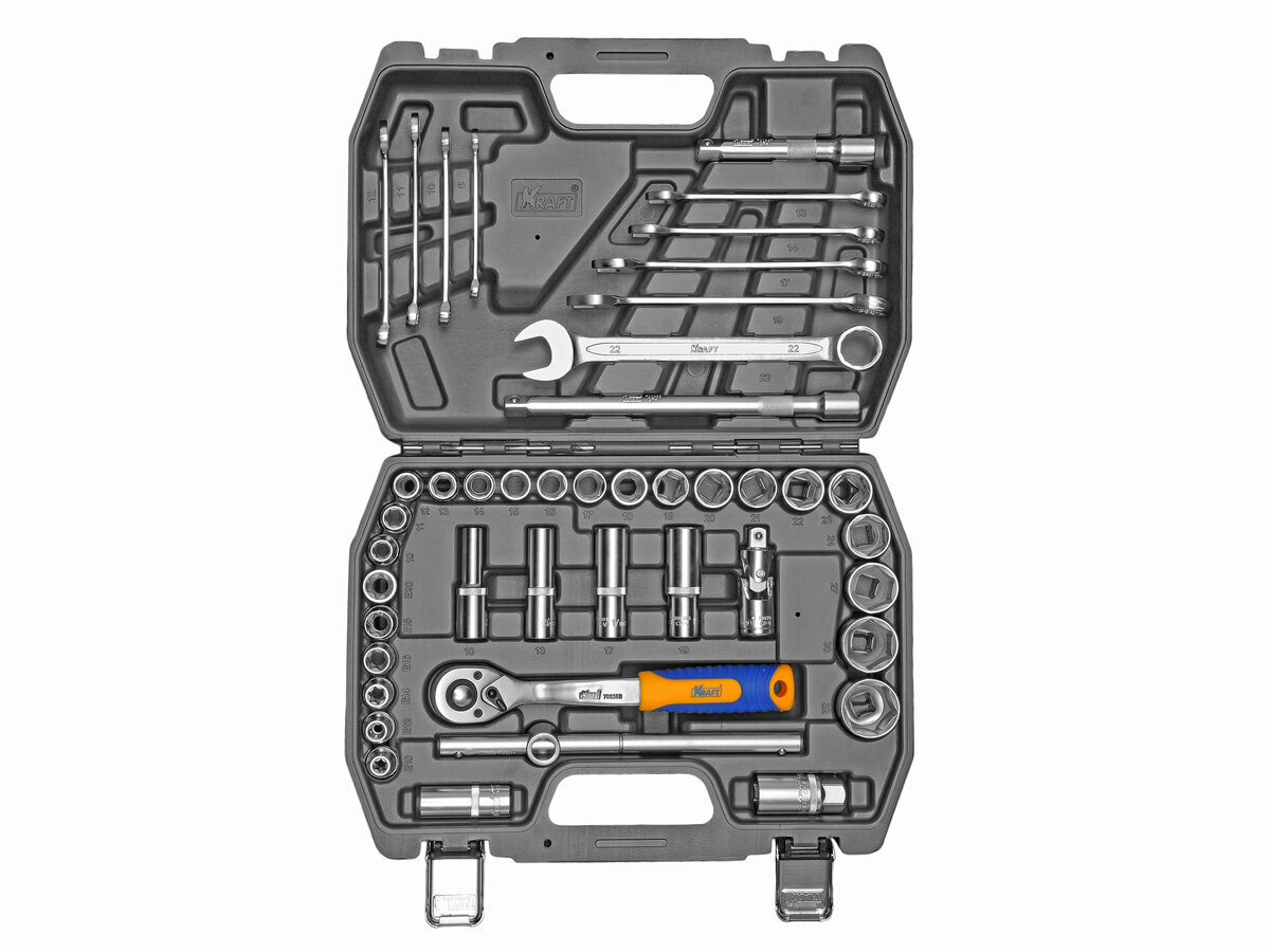 KRAFT Набор инструмента 1/2 Dr 44 предмета KT 700683