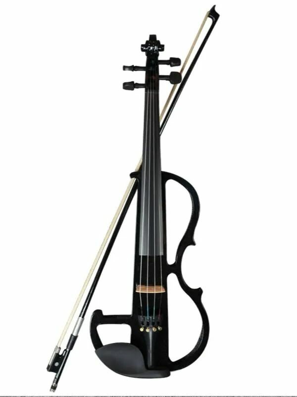 Электрическая скрипка, Скрипка с подключением в кейсе,4/4